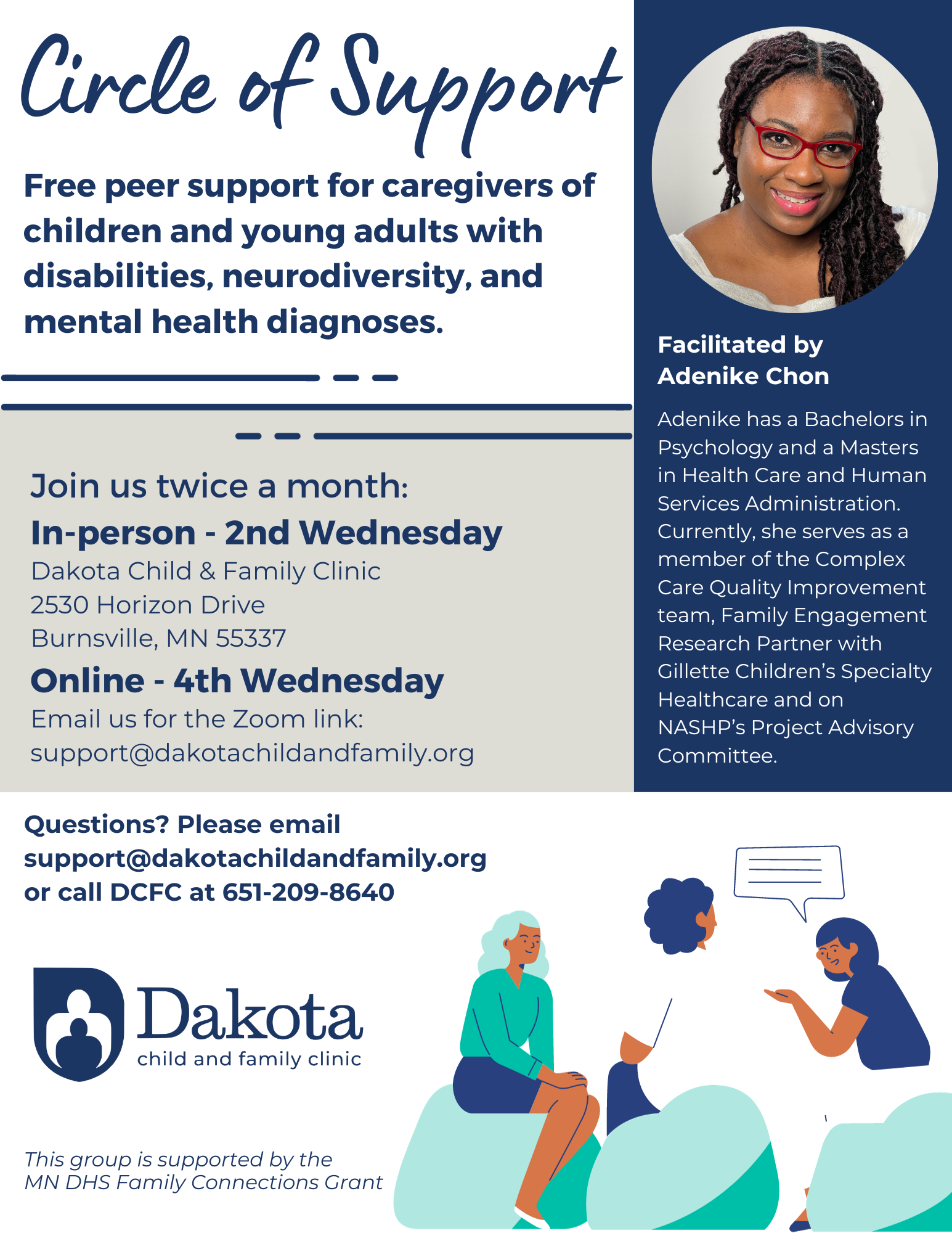 Support Groups - Dakota Child and Family Clinic